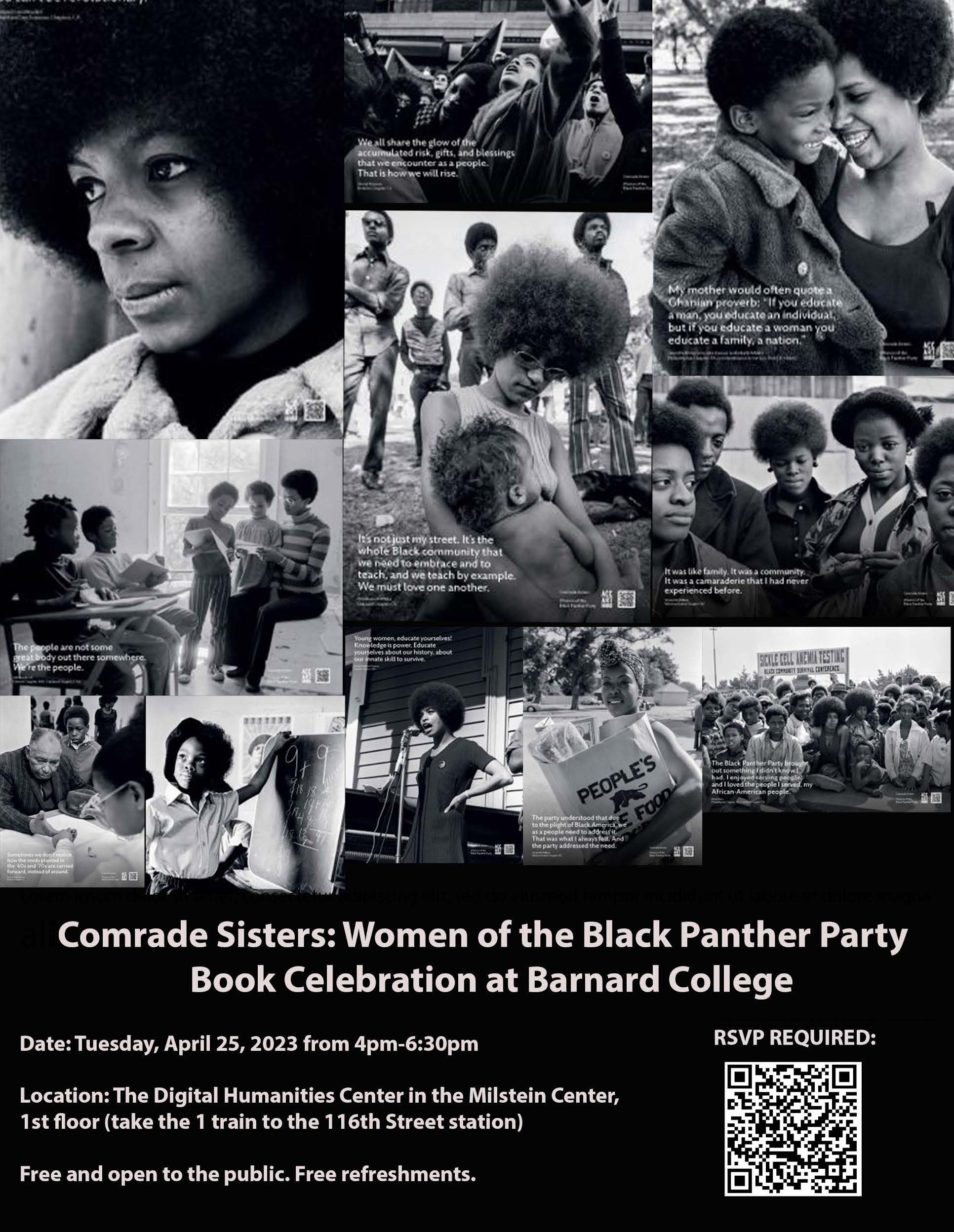Comrade Sisters: Women of the Black Panther Party Book Celebration | Athena Center for Leadership